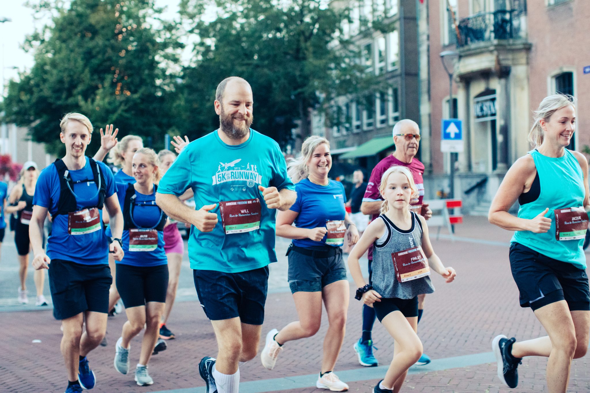 Parcours 5 kilometer run - Airborne Freedom Run